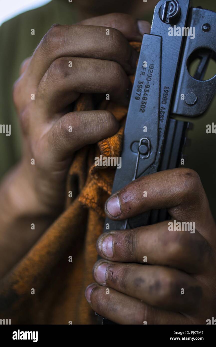 U.S. Marine Corps Lance Cpl. Angel Ruvalcaba, an F/A-18 electrician ...