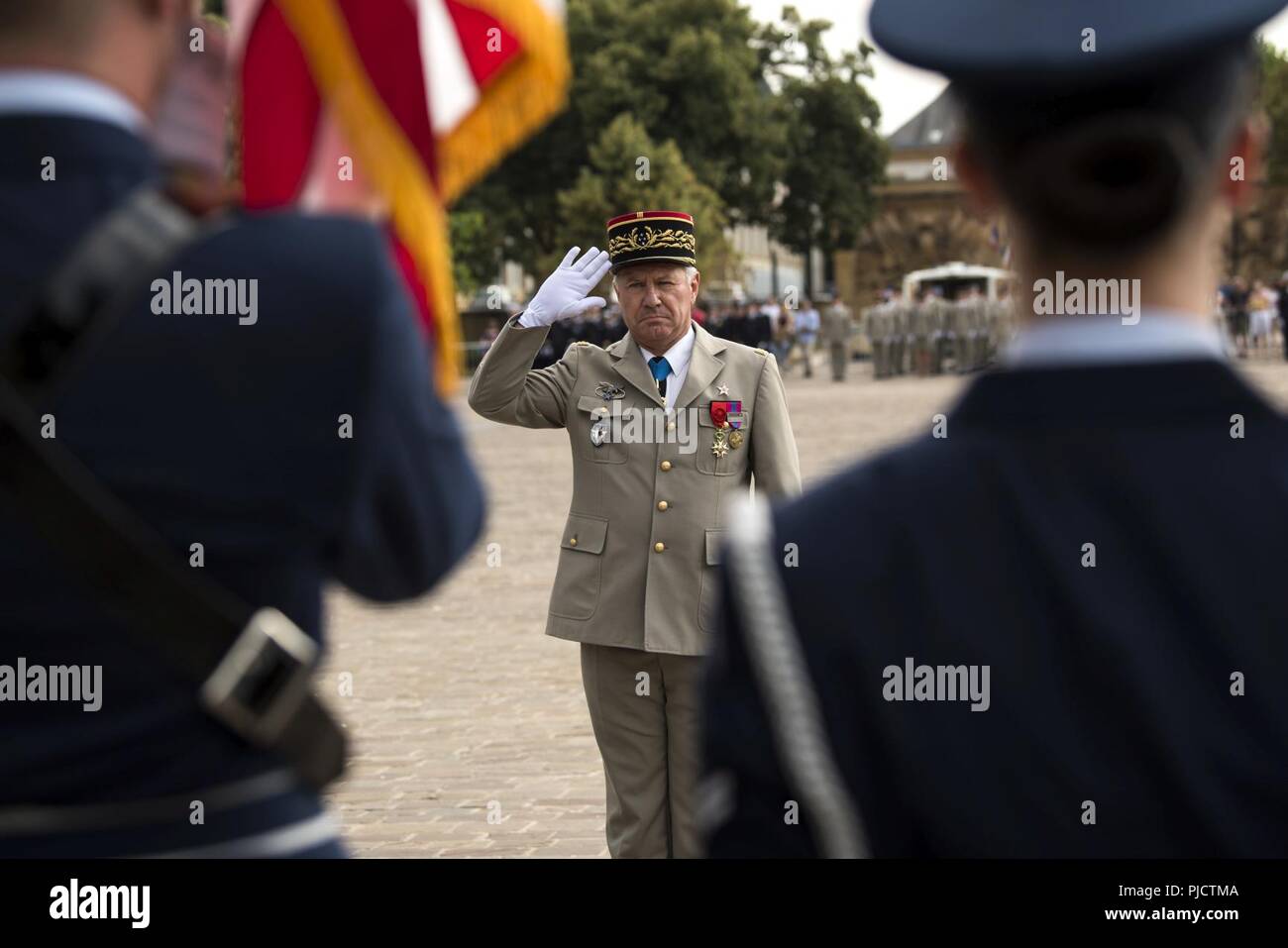 French army General Gilles Lillo, commander of the northeast region of ...