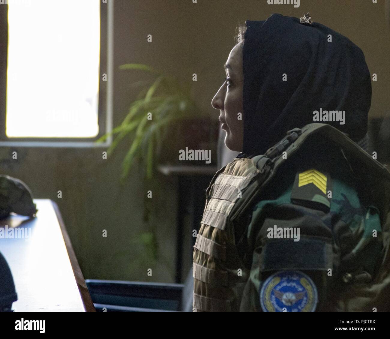 KABUL AIR WING, Afghanistan (July 2, 2018) Sgt. Fahima, Afghan Air ...