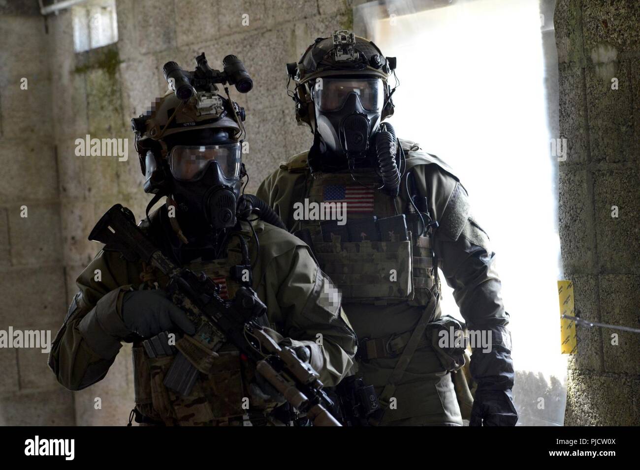 U.S. Army Special Operations Forces Soldiers participate in a Chemical ...