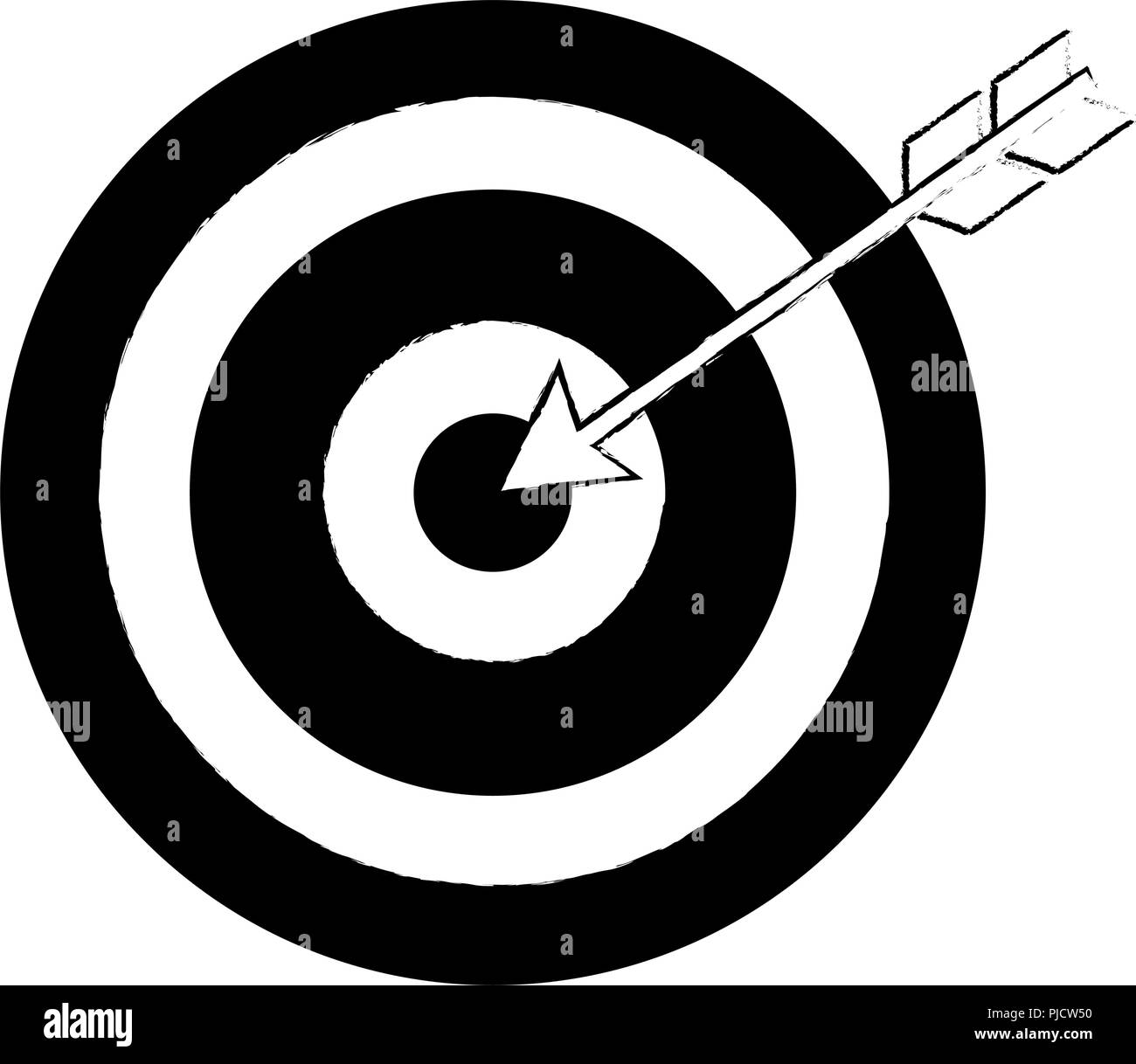 target with arrow icon vector illustration design Stock Vector Image ...