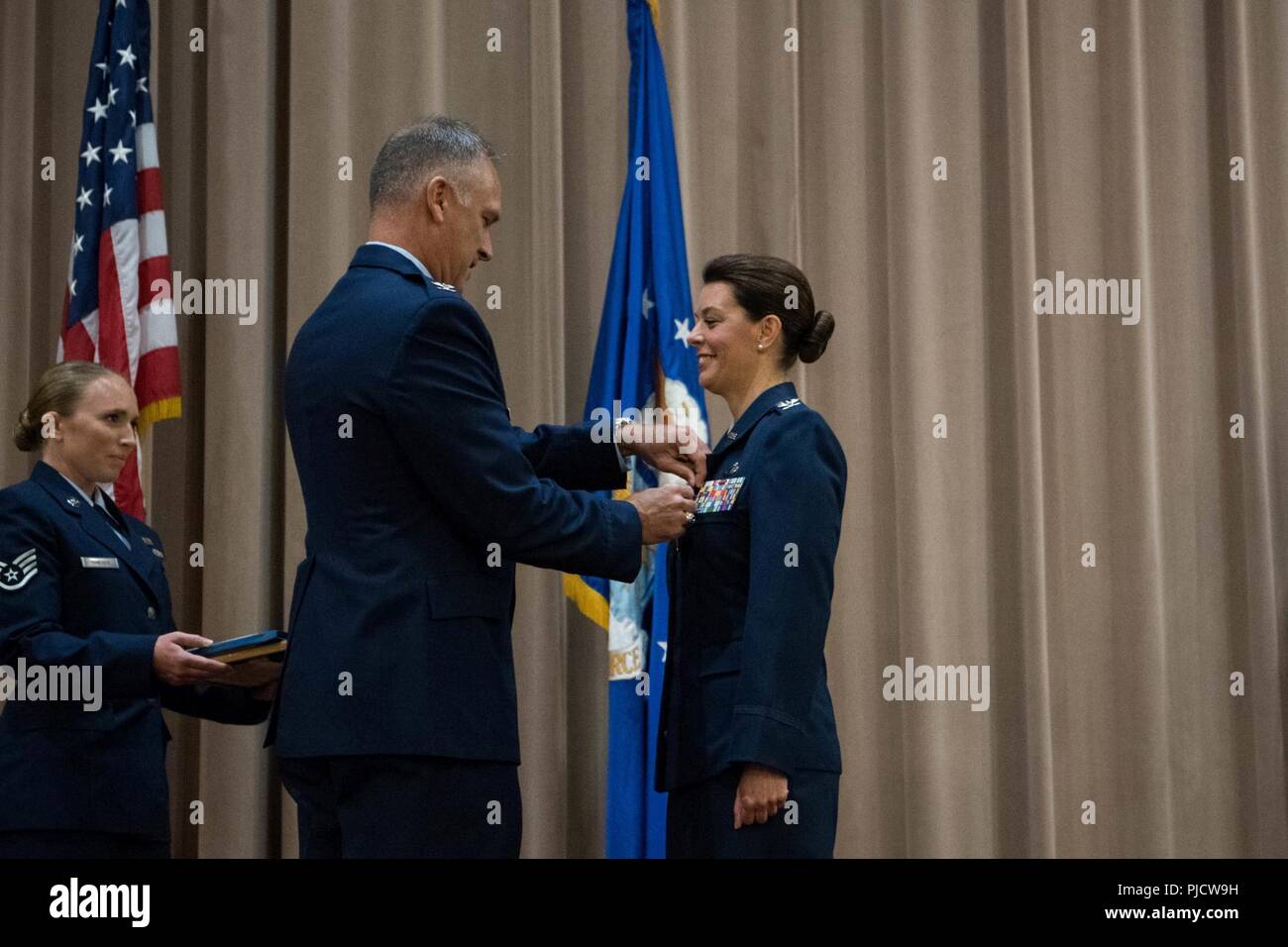 Col. Sara Ann Custer, 2nd Mission Support Group commander, assumes ...