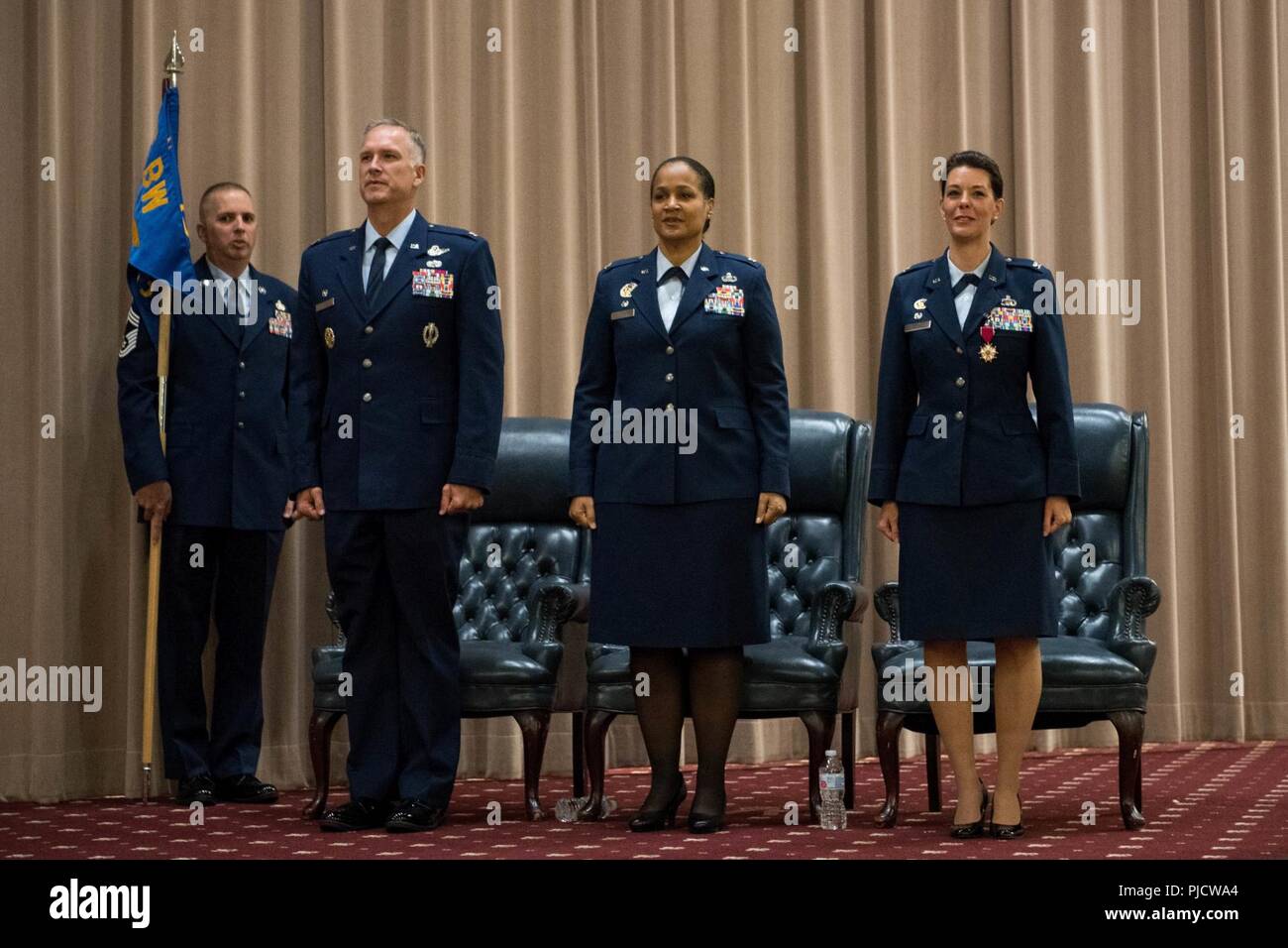 Col. Sara Ann Custer, 2nd Mission Support Group commander, assumes ...