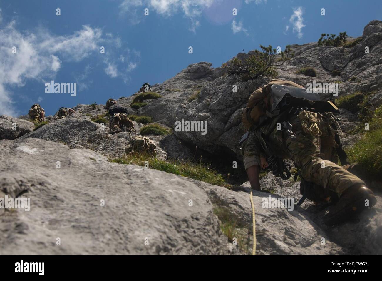 U.S. Army Special Operations Forces assigned to 10th Special Forces ...
