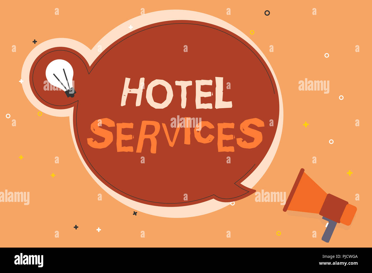 Conceptual hand writing showing Hotel Services. Business photo ...