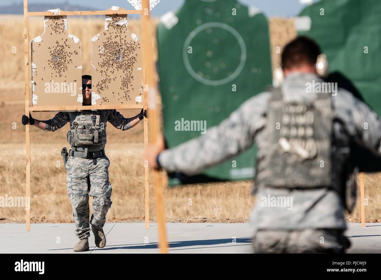 Staff Sgt. Brian Watkins, 9th Security Forces Squadron patrolman ...