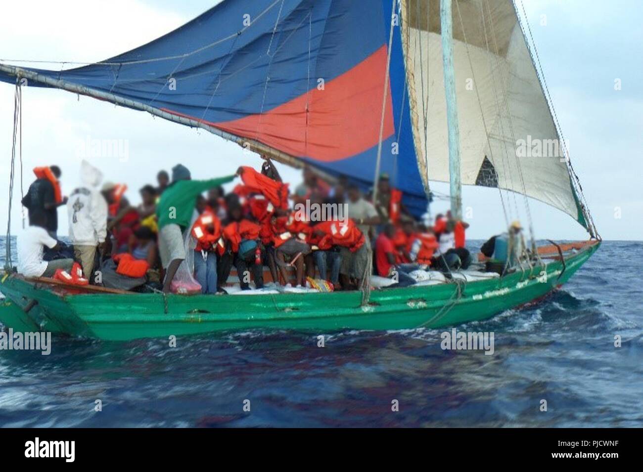 Haitian sail freighter hi-res stock photography and images - Alamy