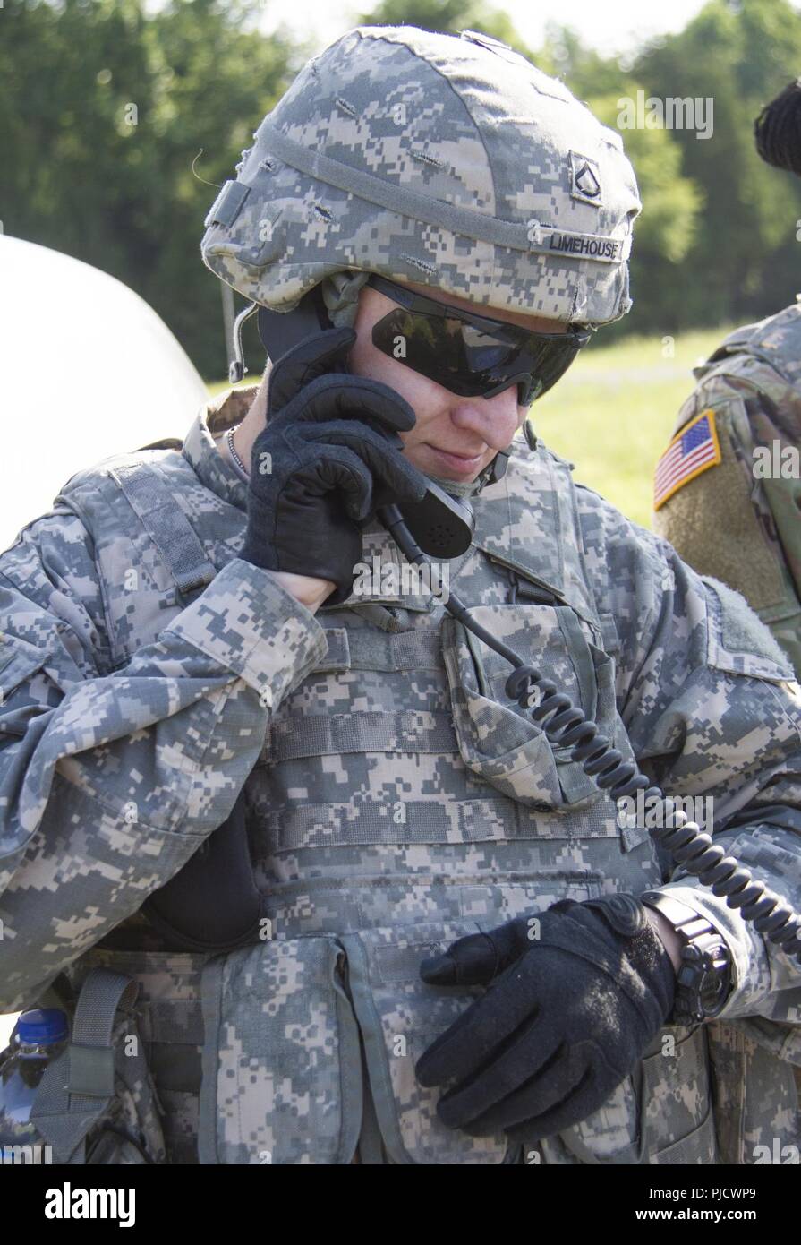 FORT KNOX, Ky – Pfc. Arthur Limehouse, III, movement specialist, 1st ...