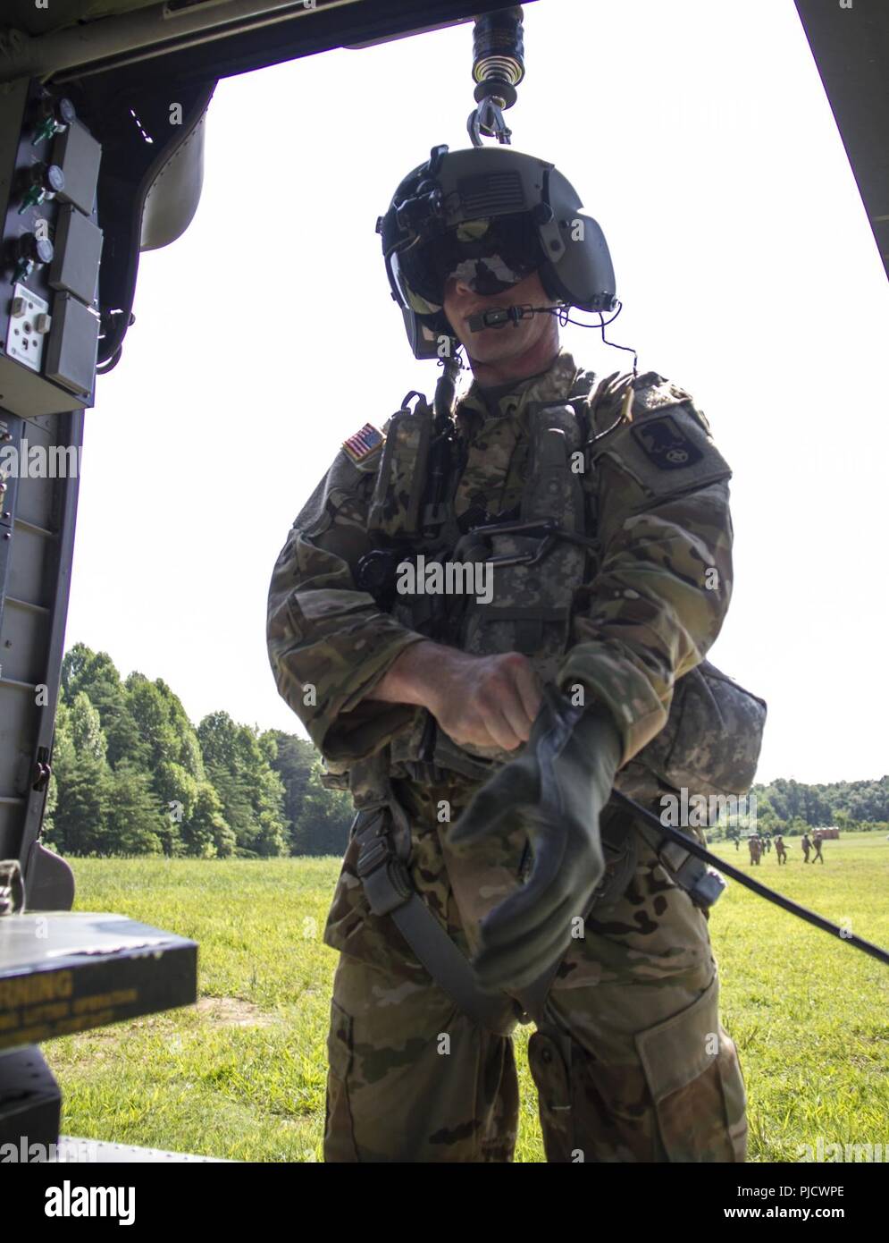 FORT KNOX, Ky. – Sgt. Brian Diggs, crew chief, 244th Aviation Brigade ...