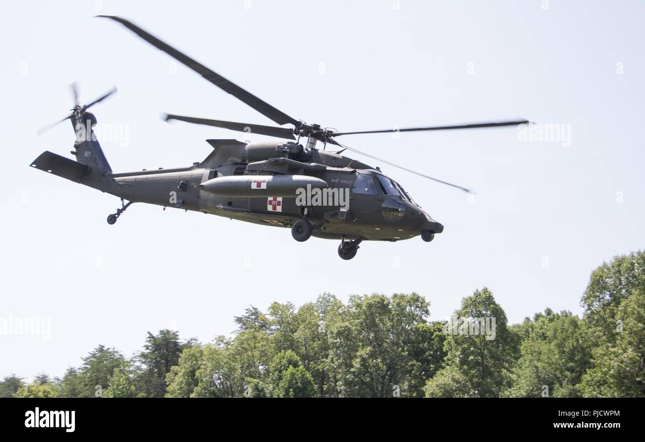 FORT KNOX, Ky. – A 244th Aviation Brigade (United States)HH-60M ...