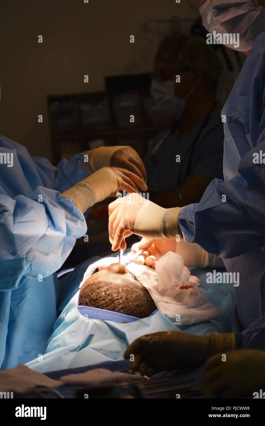 Medical personnel with the 75th Combat Support Hospital in Camp Arifjan ...