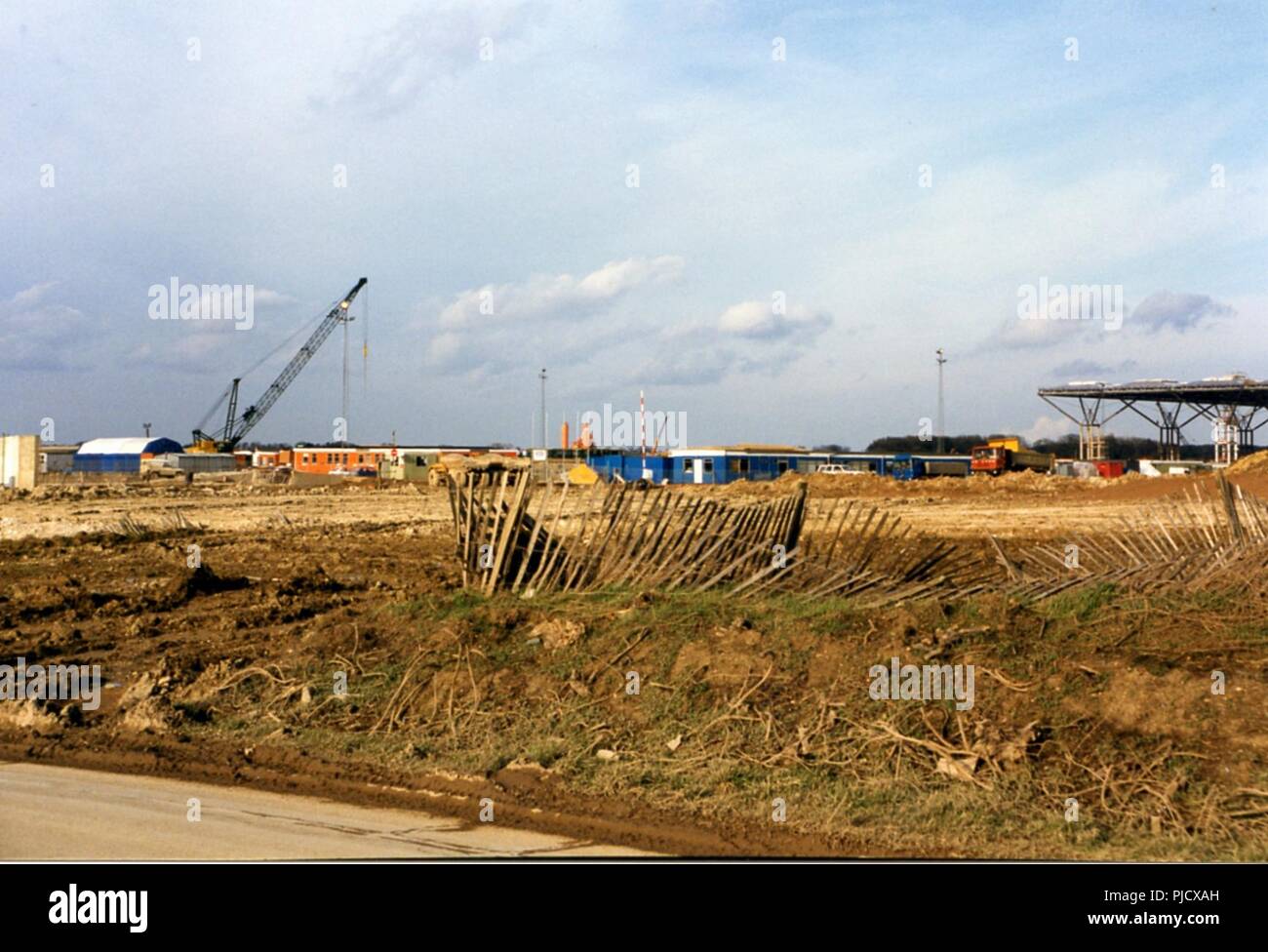 Stansted Airport Under Construction Stock Photo - Alamy