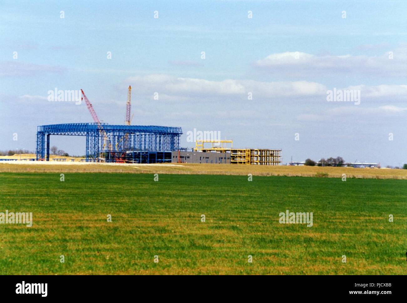 Stansted Airport Under Construction Stock Photo - Alamy