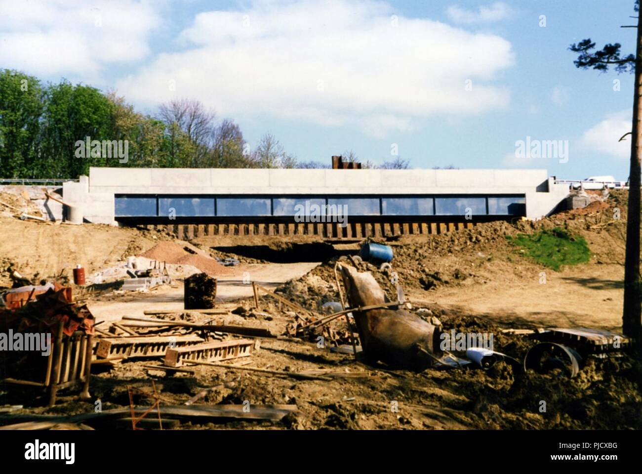 Stansted Airport Under Construction Stock Photo - Alamy