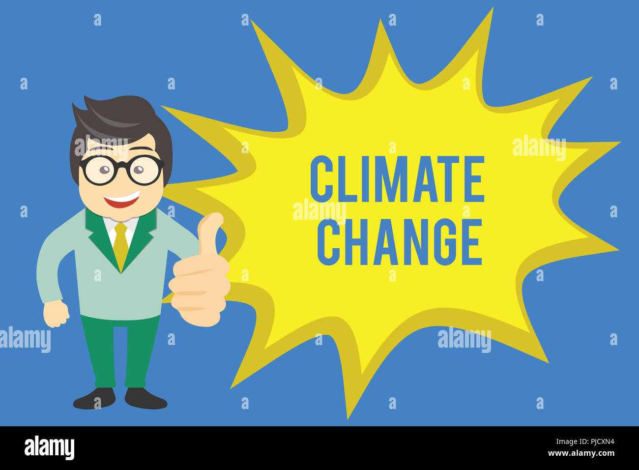 Handwriting text writing Climate Change. Concept meaning Increase in ...