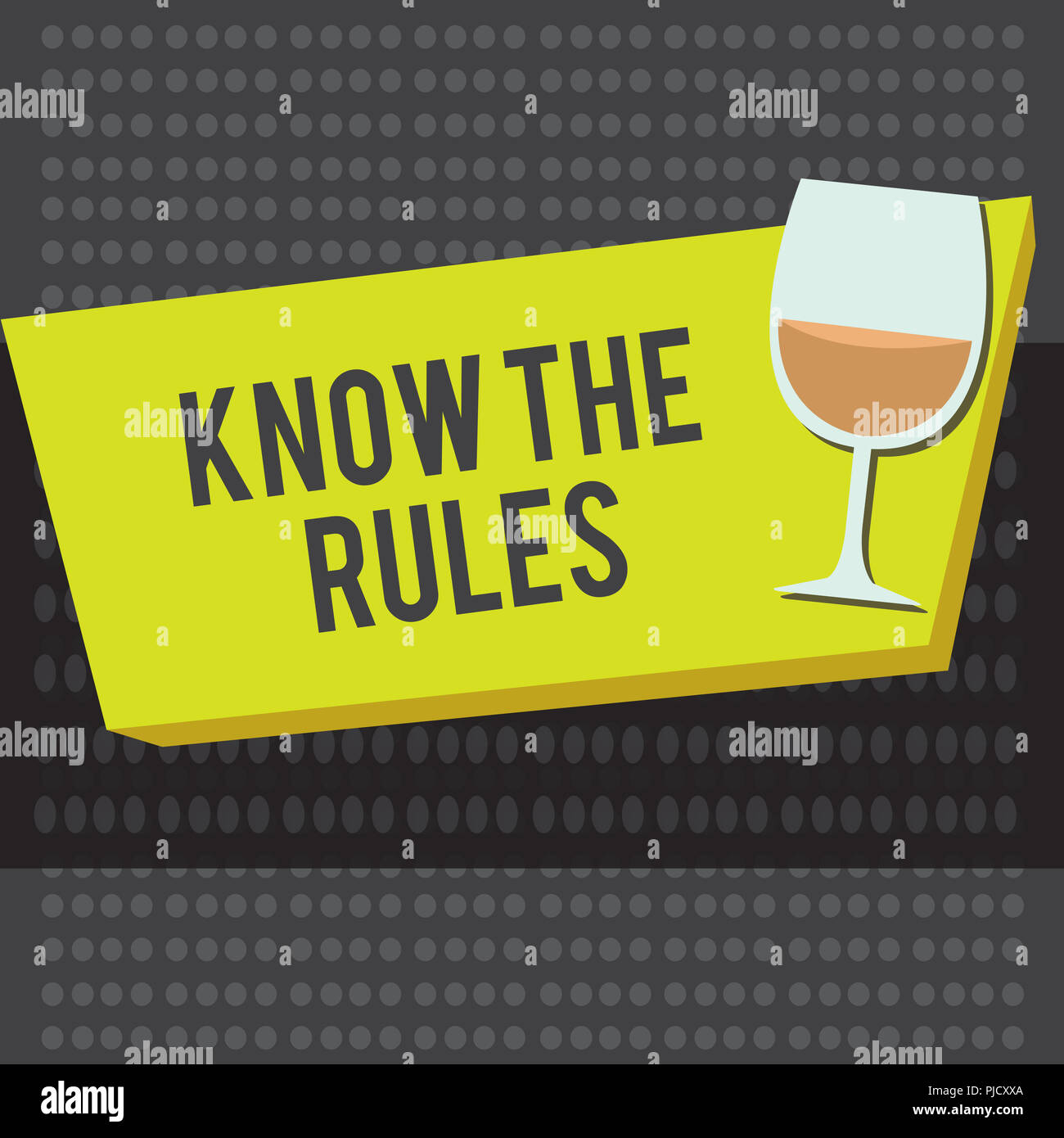 Word writing text Know The Rules. Business concept for Learn the ...