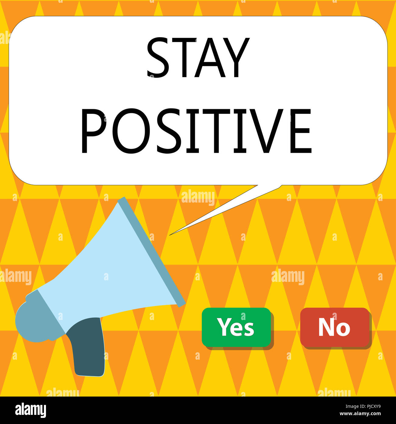 Conceptual hand writing showing Stay Positive. Business photo ...