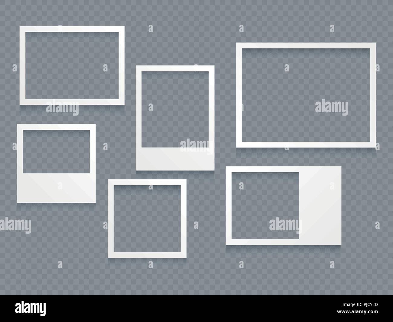 Photo frames with shadow Stock Vector Image & Art - Alamy