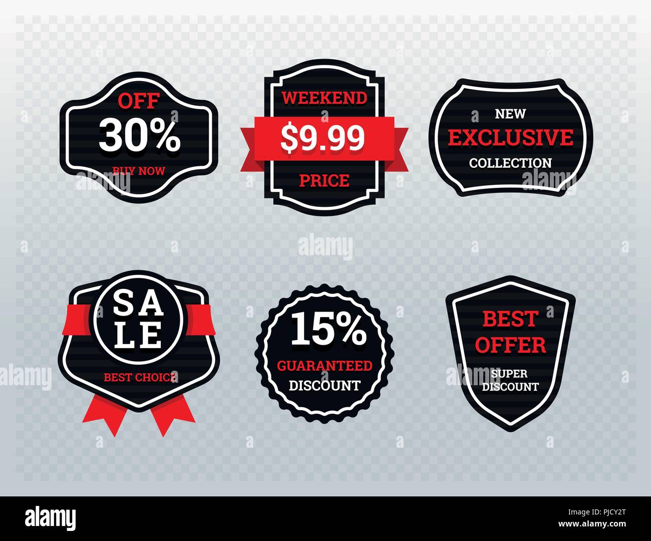 Discount and offer sticker for shop promotion Stock Vector Image & Art ...