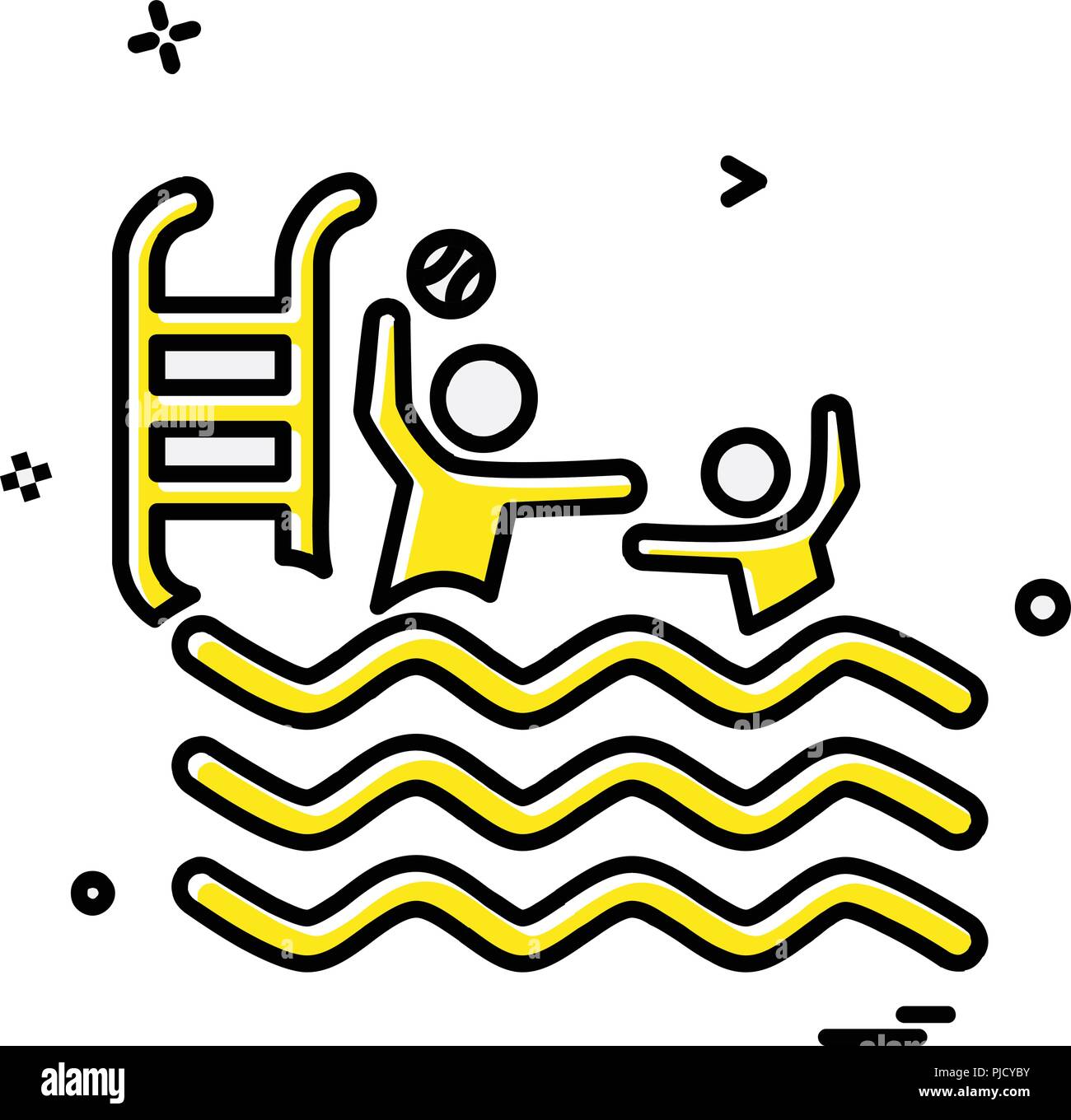 Swimming icon design vector Stock Vector Image & Art - Alamy