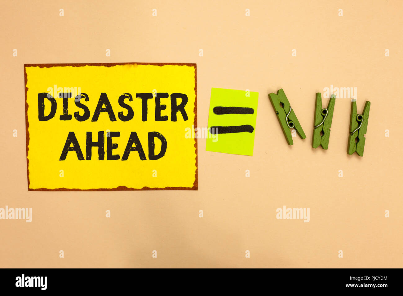 Word writing text Disaster Ahead. Business concept for Contingency ... Word writing text Disaster Ahead. Business concept for Contingency ...