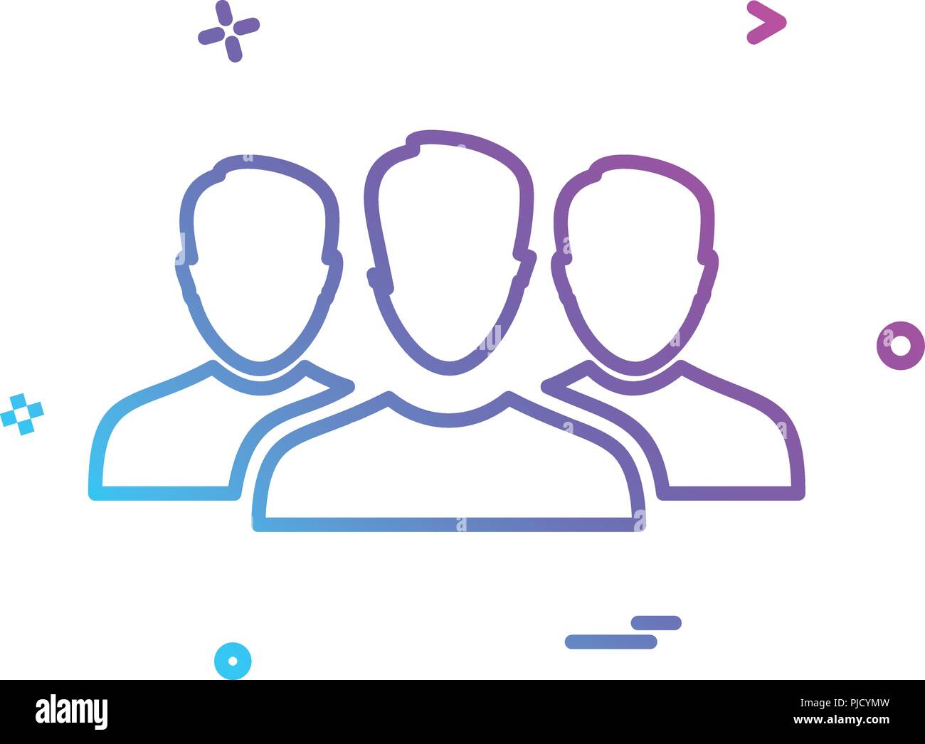 Group avatar icon design vector Stock Vector Image & Art - Alamy