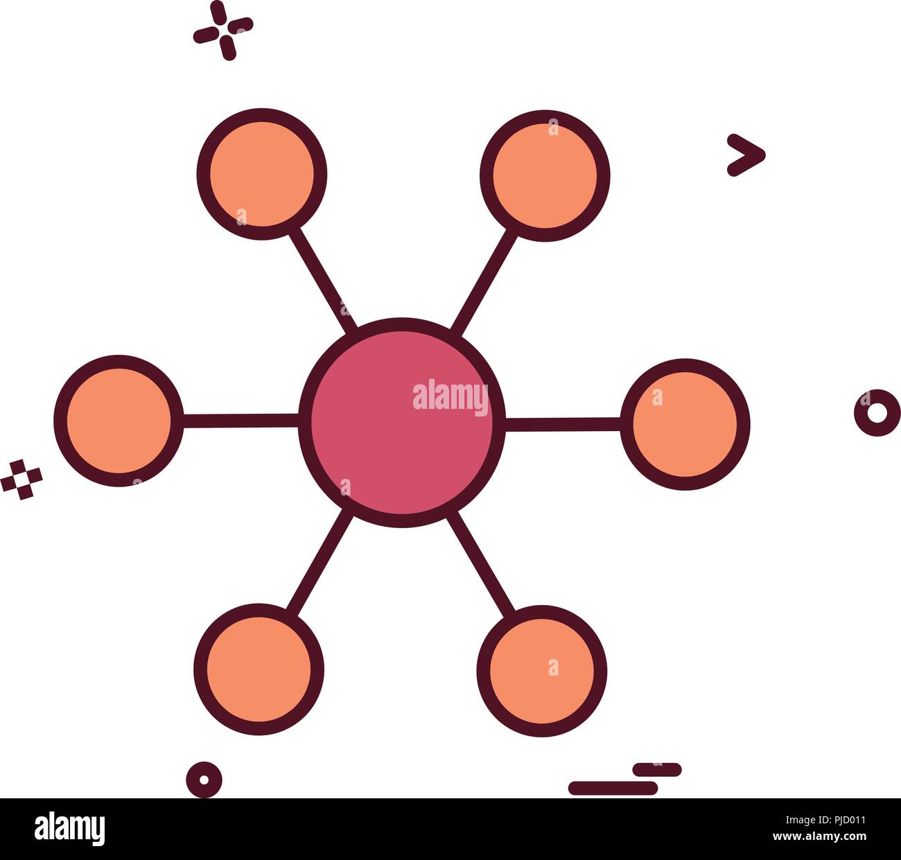 Network icon design vector Stock Vector Image & Art - Alamy