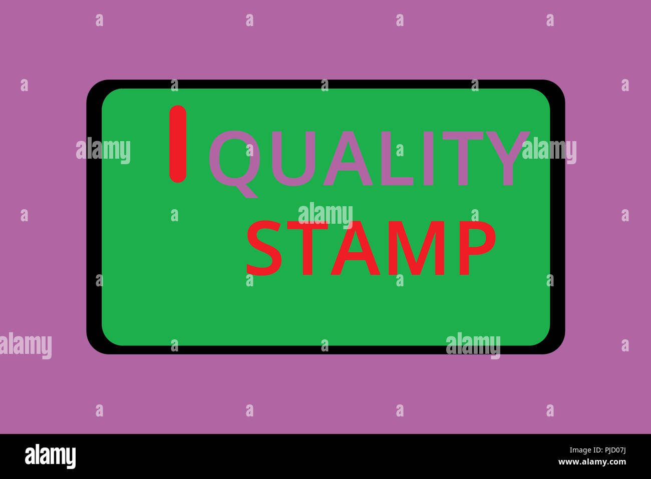 Writing note showing Quality Stamp. Business photo showcasing Seal of ...