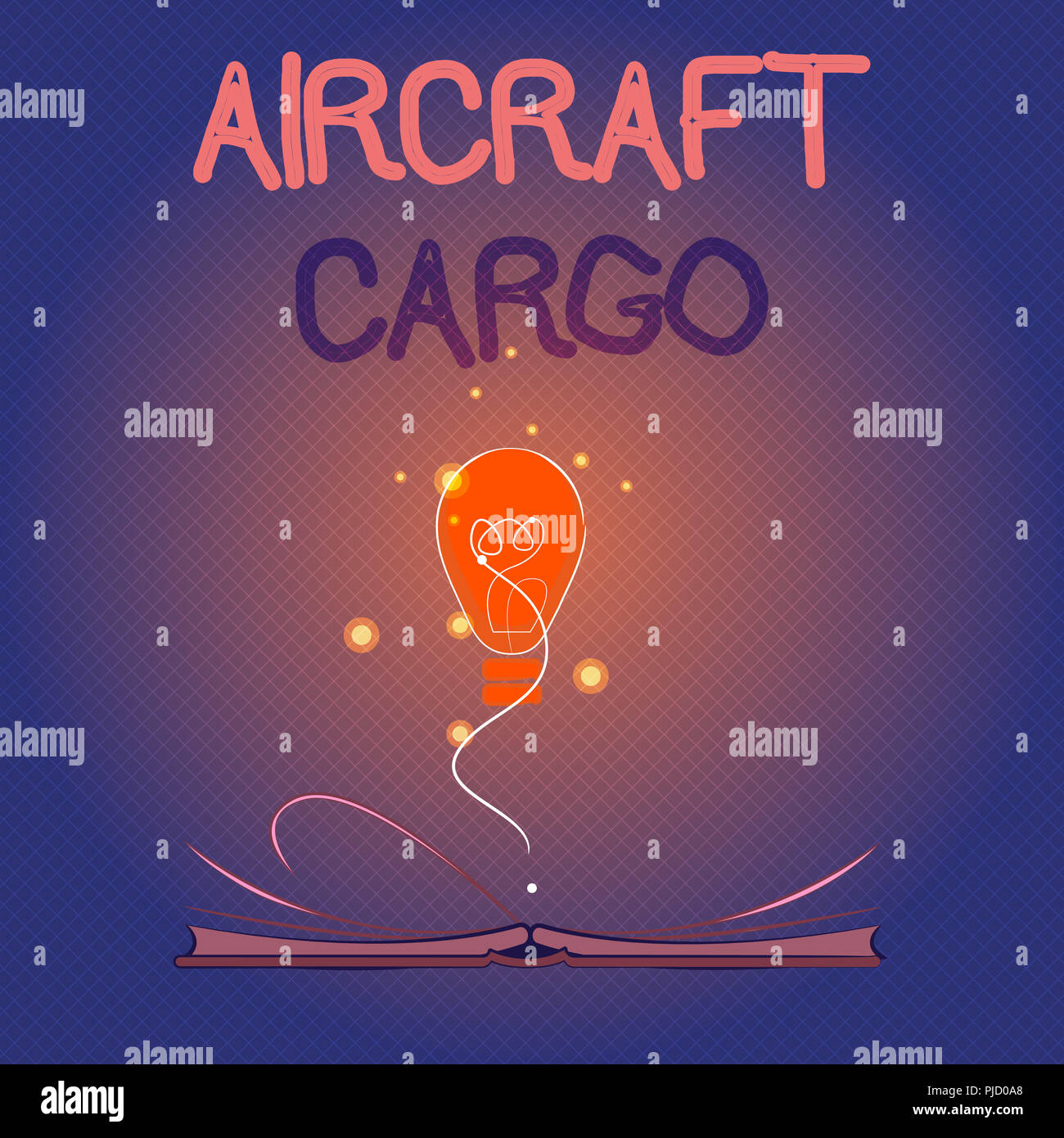 Conceptual hand writing showing Aircraft Cargo. Business photo ...