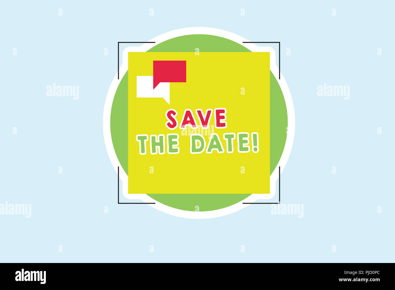 Word writing text Save The Date. Business concept for Remembering the schedule Mark the calendar ...