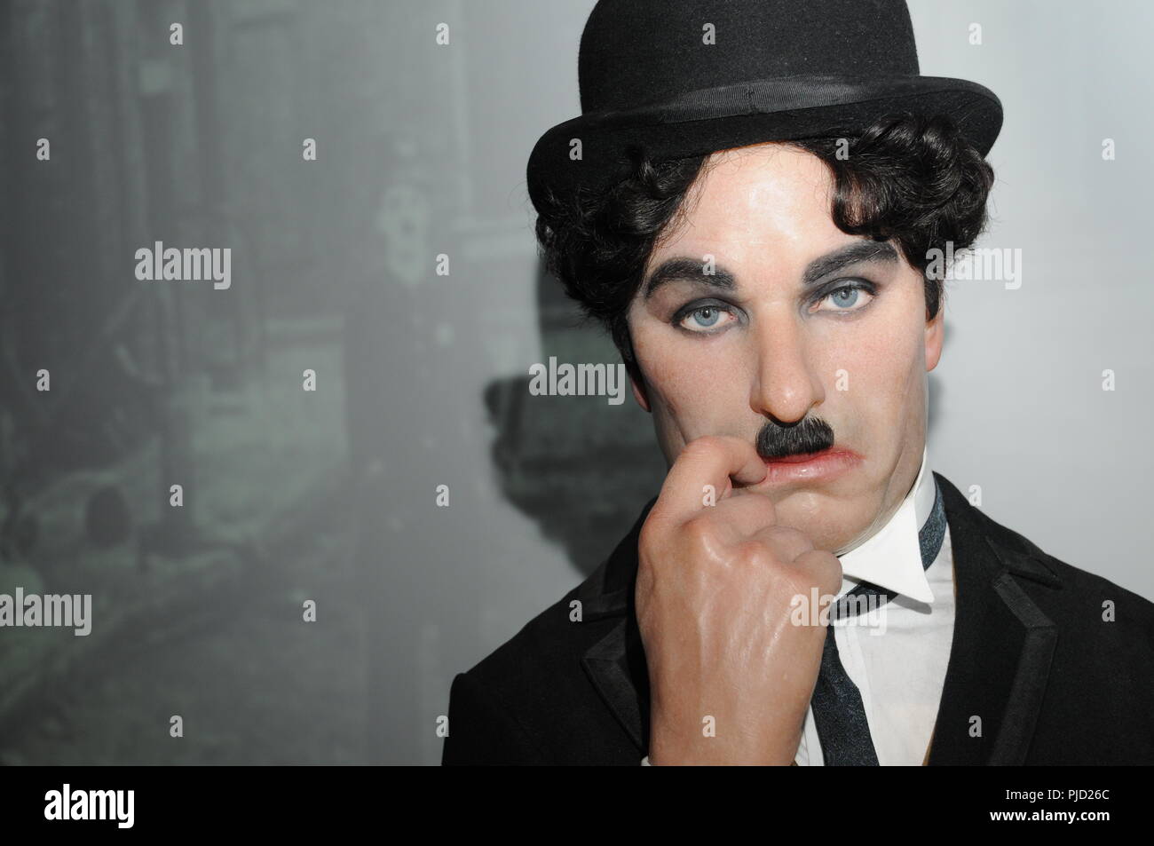 Los Angeles, CA, USA - MAY 27 2013: Life size wax figure of celebrities ...