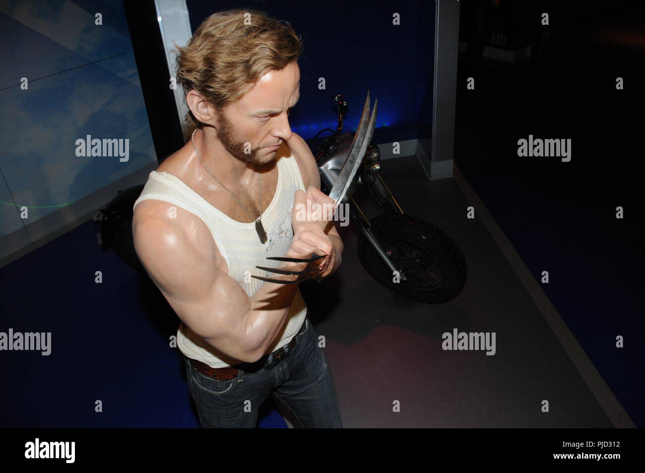 Los Angeles, CA, USA - MAY 27 2013: Life size wax figure of celebrities ...