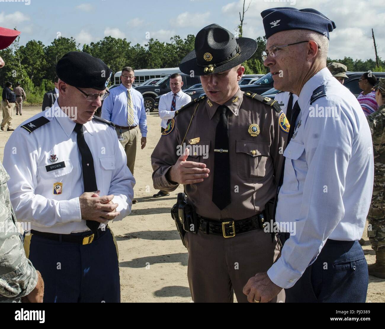 U.S. Army Col. George Brown, Commander of the Florida National Guard’s ...