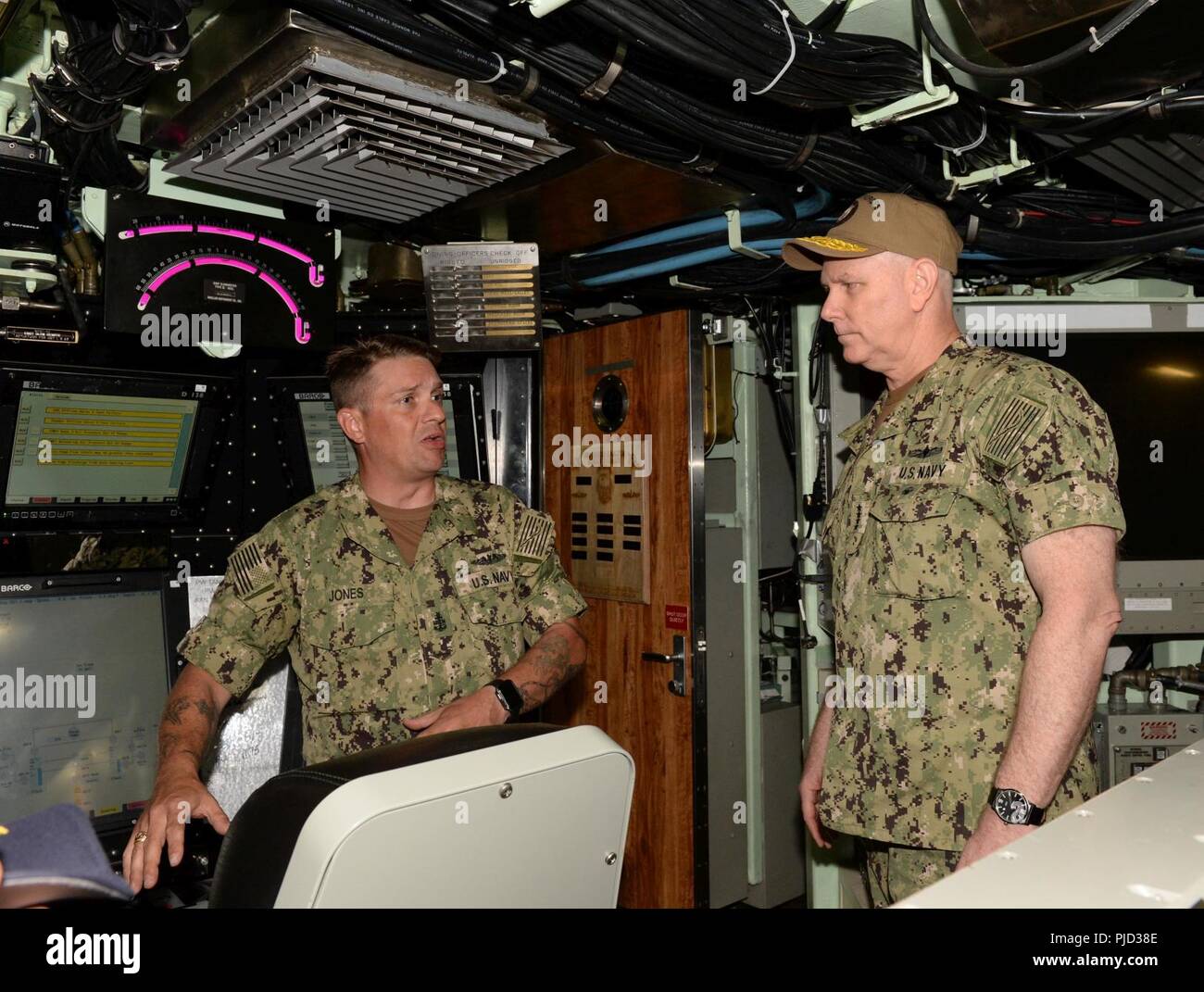 GROTON, Conn. (July 17, 2018) Senior Chief Yeoman (submarine) Scott ...