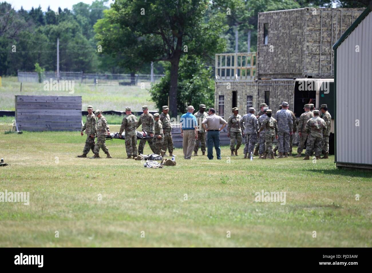 Students in the Army’s 68W career field complete training in a tactical ...