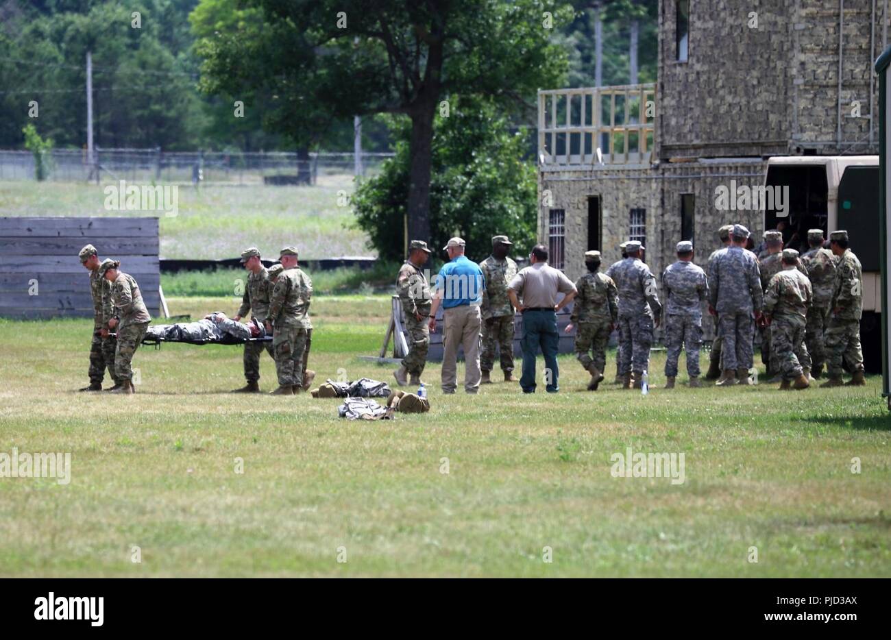 Students in the Army’s 68W career field complete training in a tactical ...