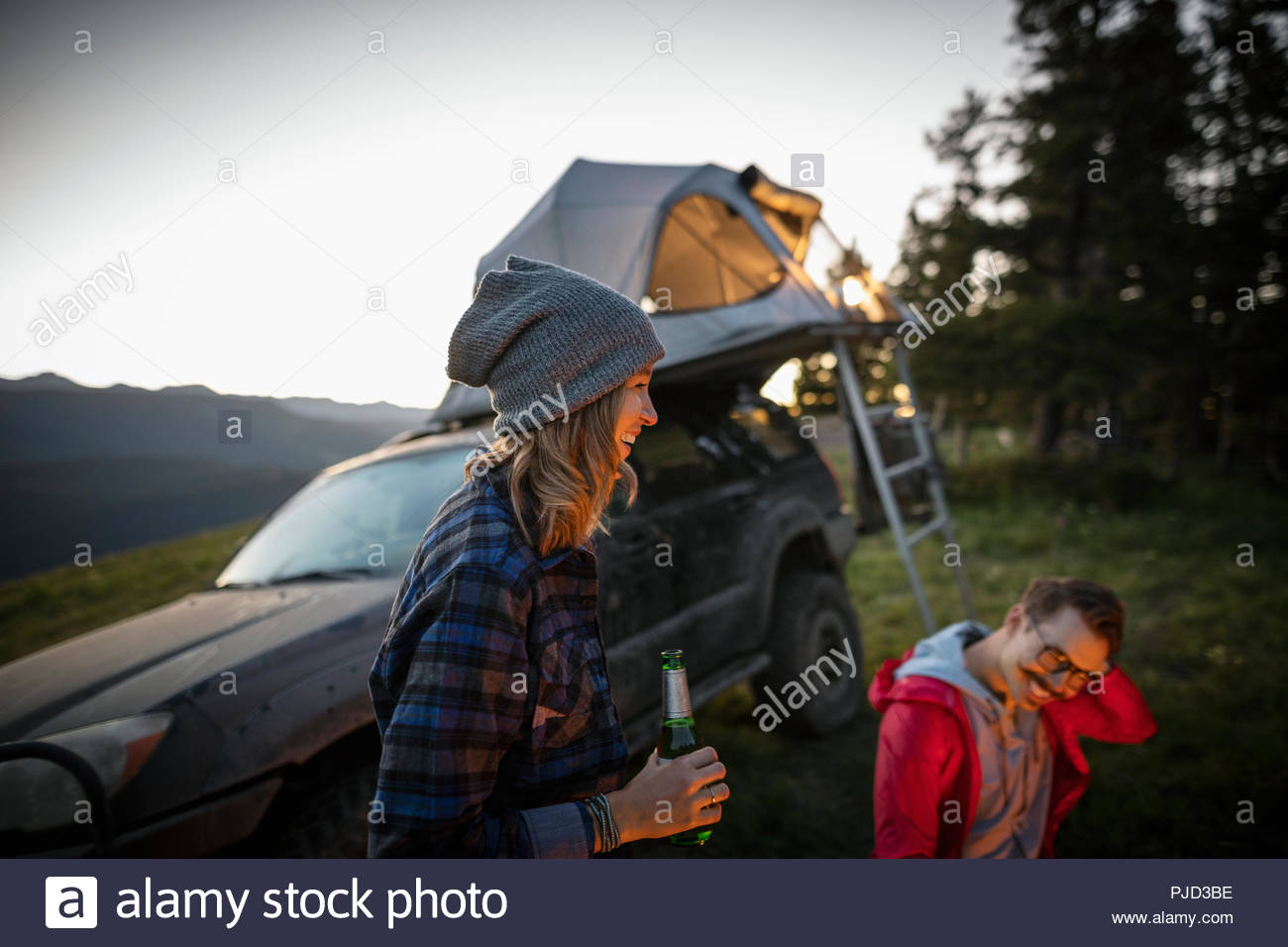 Beer tent by night hi-res stock photography and images - Alamy