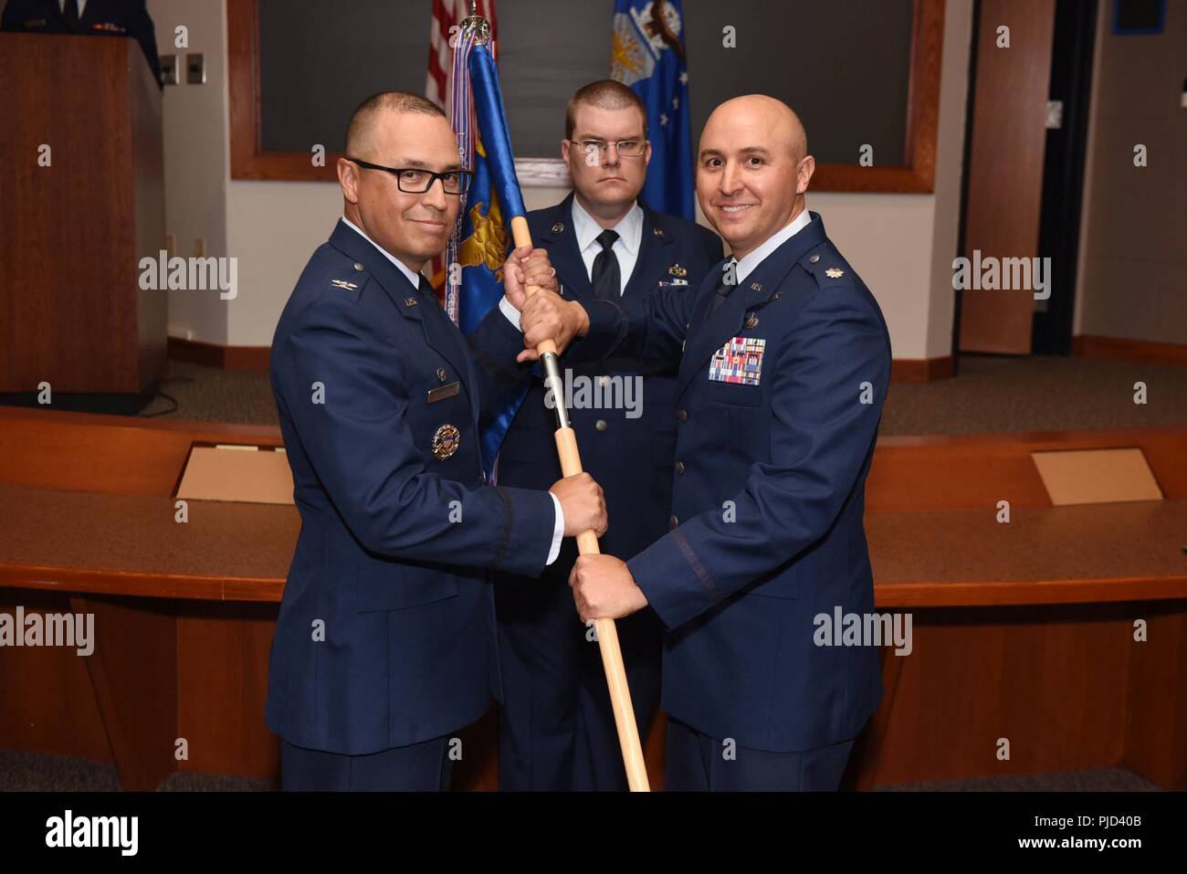 Col. Curtis Hernandez, 30th Operations Group commander, and Lt. Col ...