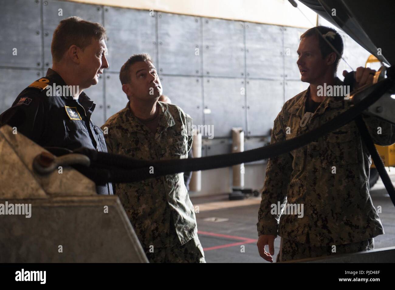 PACIFIC OCEAN (July 18, 2018) Lt. Ethan Copping, assigned to Explosive ...