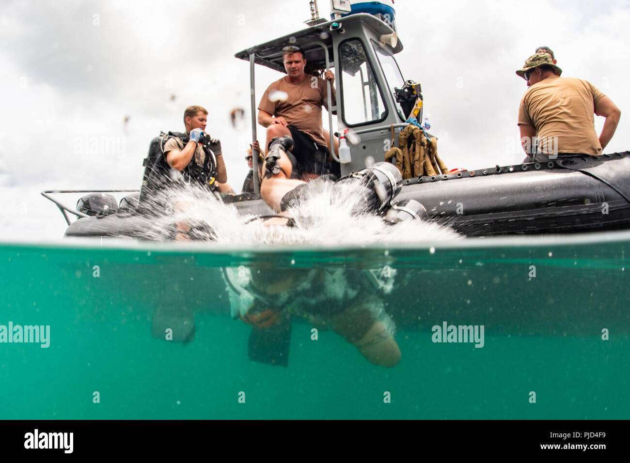 JOINT BASE PEARL HARBOR-HICKAM, Hawaii (July 18, 2018) Seabees assigned ...