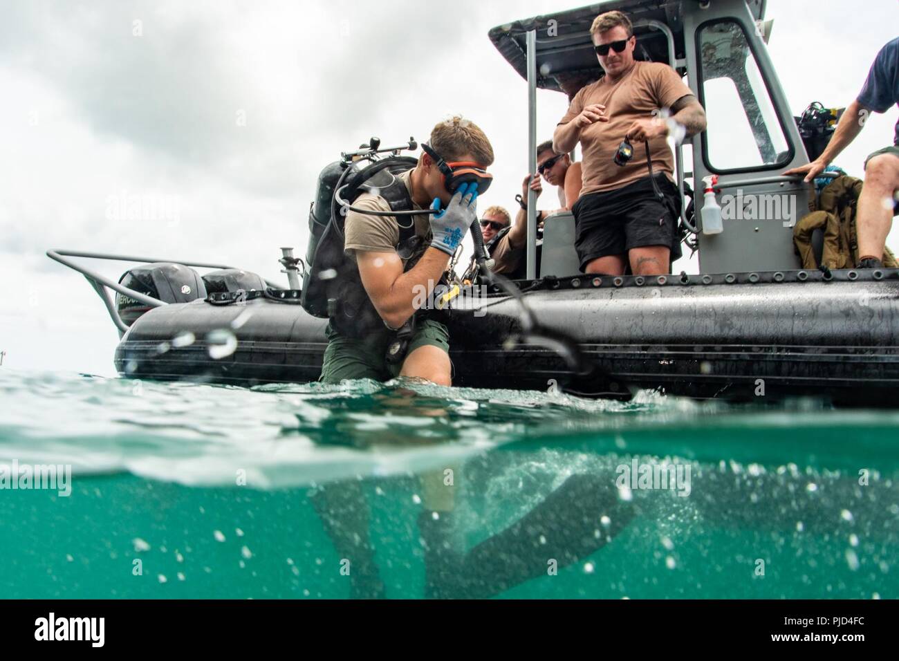 JOINT BASE PEARL HARBOR-HICKAM, Hawaii (July 18, 2018) Seabees assigned ...