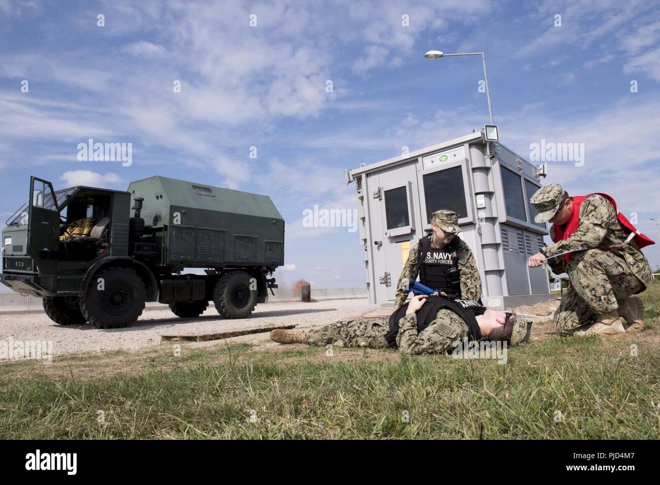 Romania (July 18, 2018) Naval support Facility Deveselu Sailors in ...