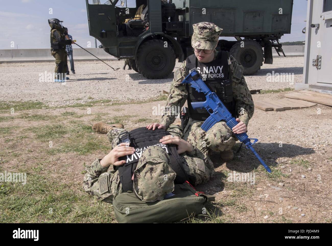 Romania (July 18, 2018) Naval support Facility Deveselu Sailors in ...