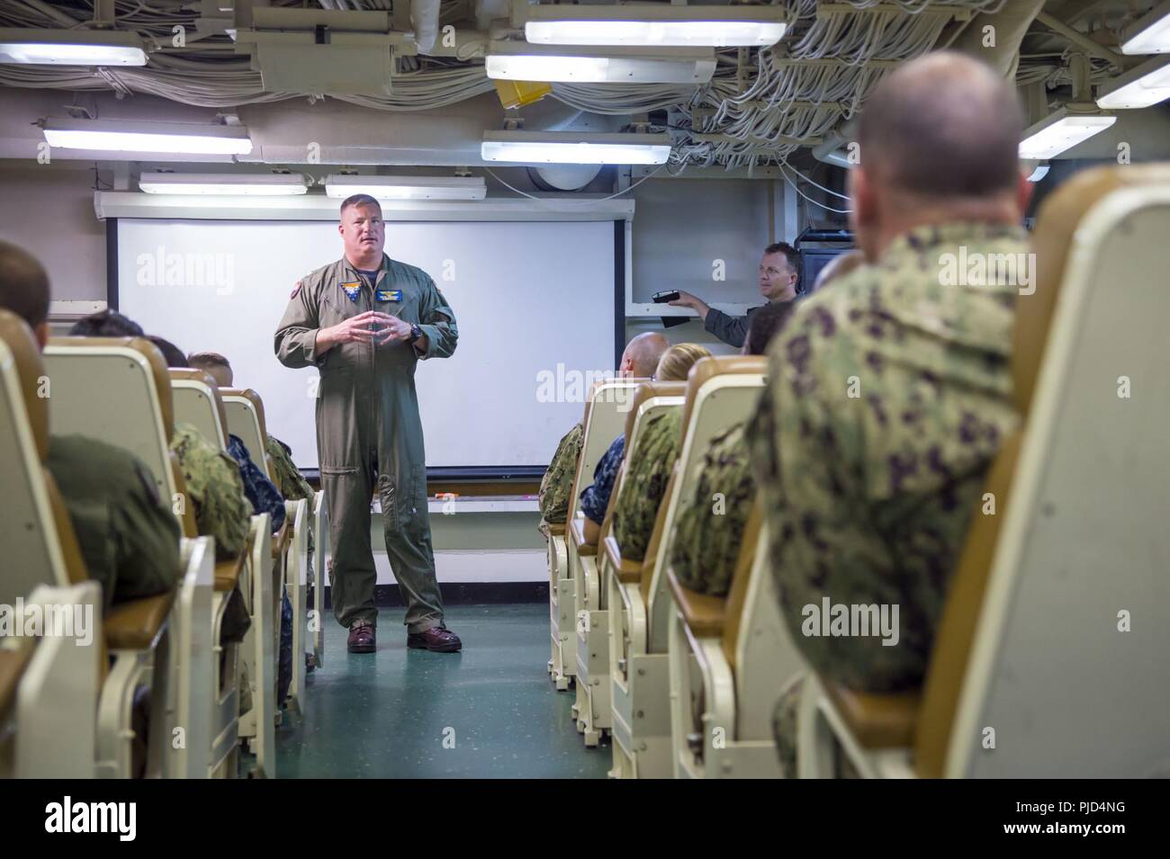 PEARL HARBOR, Hawaii (July 17, 2018) Capt. Kevin Kennedy, commodore ...