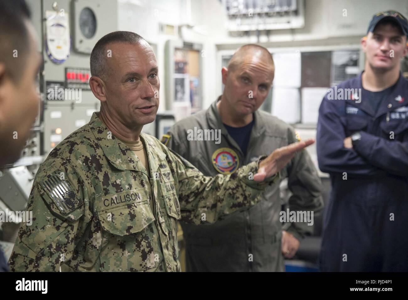 PEARL HARBOR, Hawaii (July 16, 2018) Command Master Chief Jack Callison ...