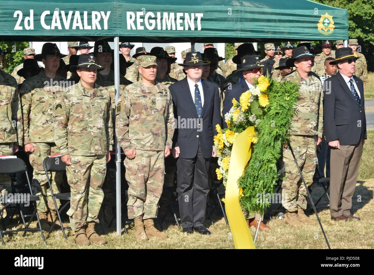 The 2d Cavalry Regiment (2CR) Commander, U.S. Army COL Patrick J. Ellis ...