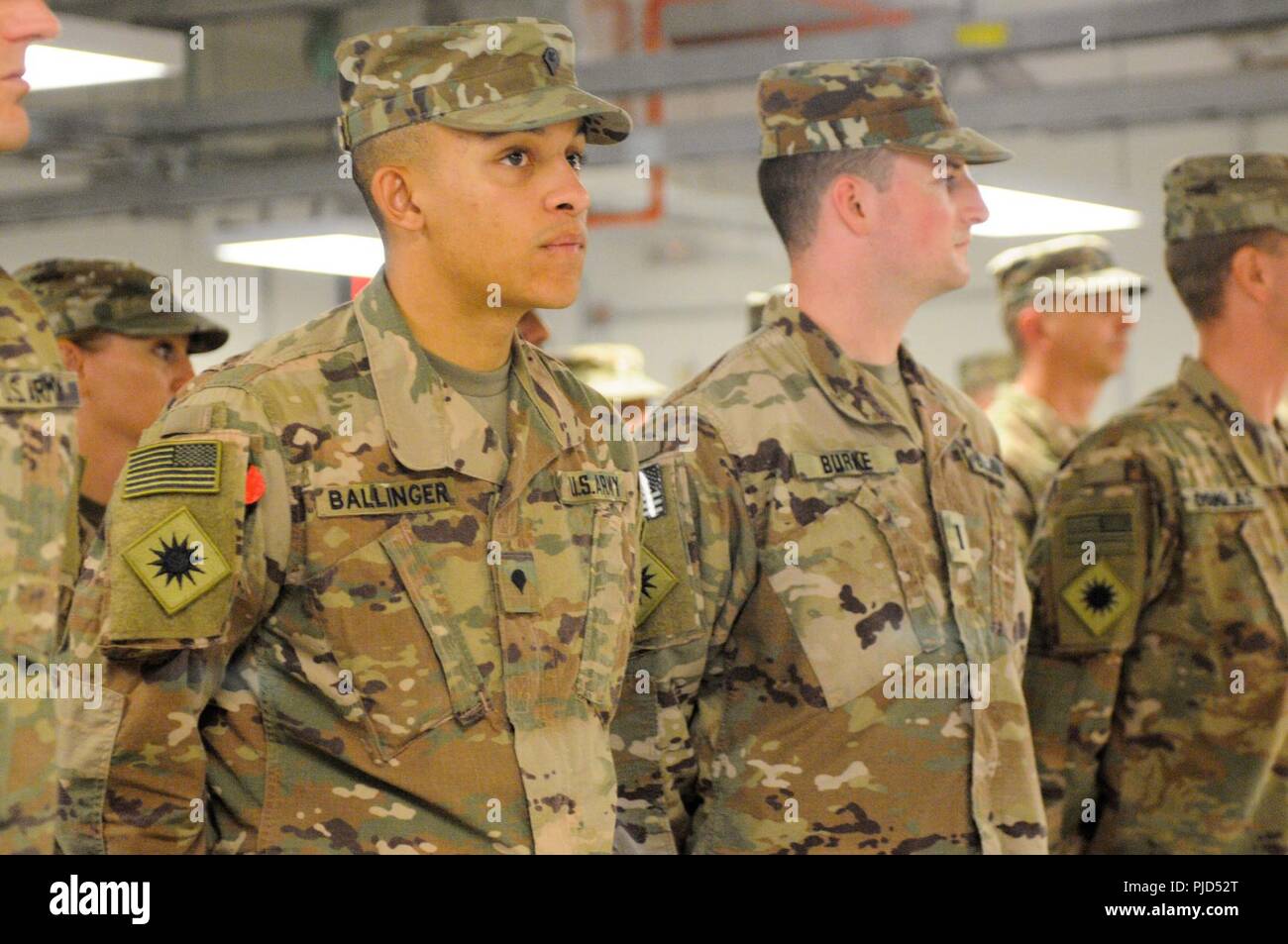 U.S. Army Spc. Mark Ballinger, a cable systems installer-maintainer ...