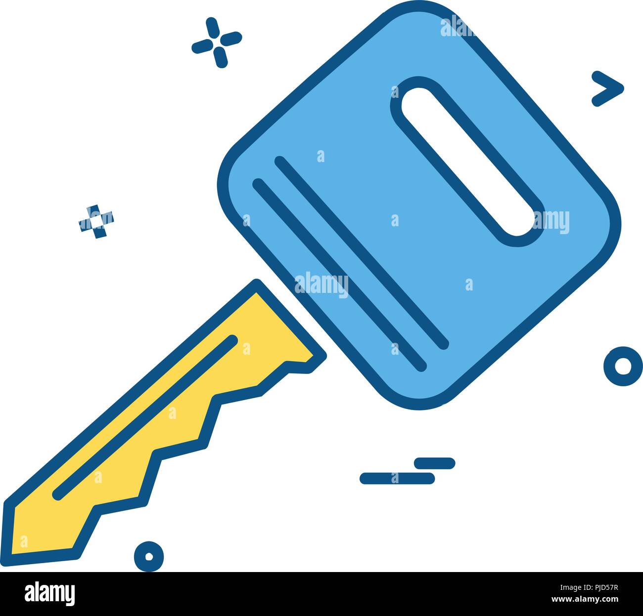 Key icon design vector Stock Vector Image & Art - Alamy