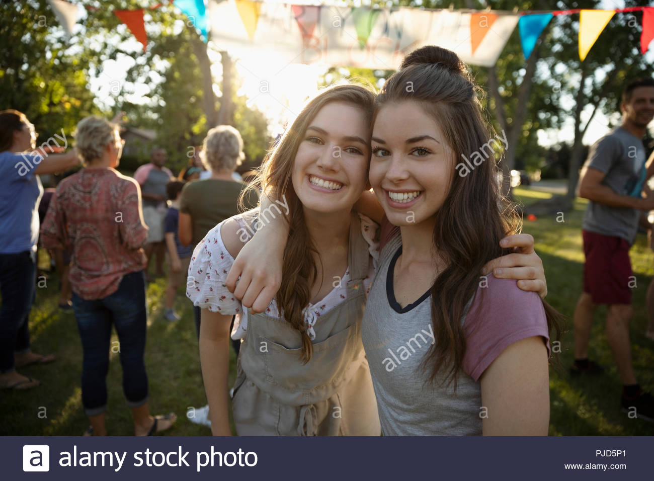 Teenager hugging hi-res stock photography and images - Alamy