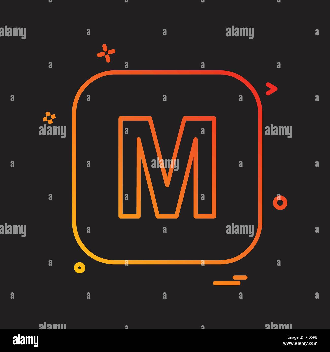 English Alphabets icon design vector Stock Vector Image & Art - Alamy